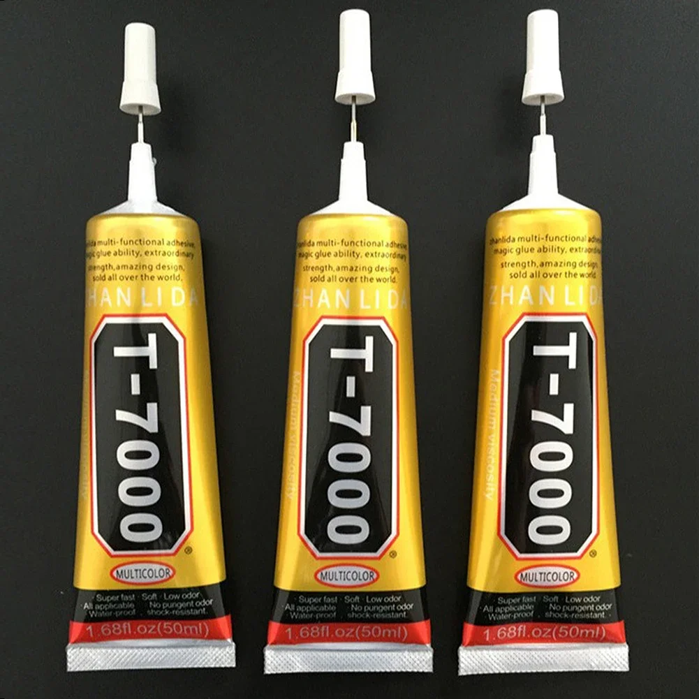 1PC Black Phone Glue LCD Screen t700 Repair Adhesive Universal Plastic ...