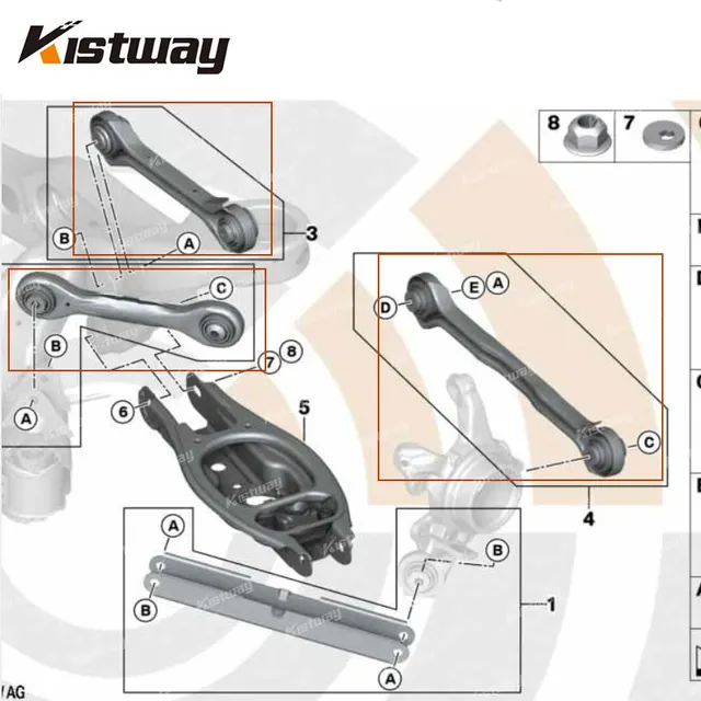 【M's】E84 X1/E90 E91 E92 E93 3シリーズ/E81 E82 E87 E88 1シリーズ(OEM)LEMFORDER製・他 リアショックロアマウント(1個)／3352 ...