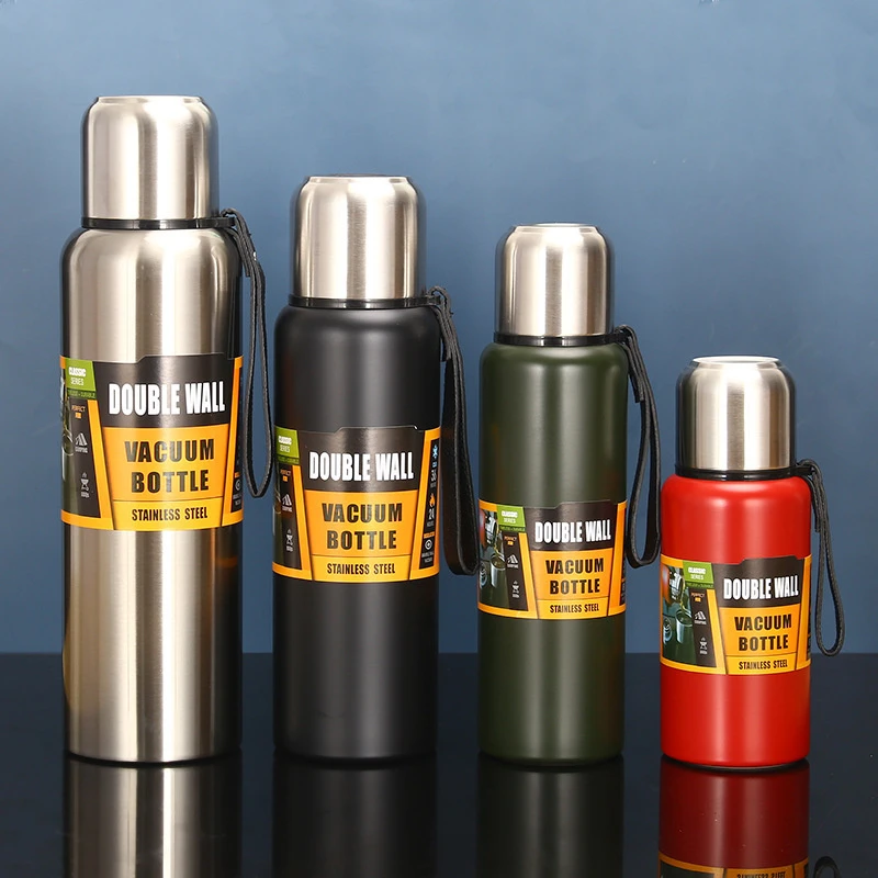 500/800/1000/1500ml Stainless Steel Thermos Portable Vacuum Flask ...