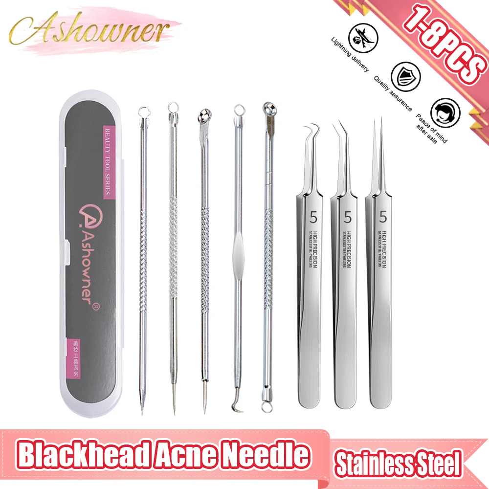 Blackhead Acne Needle Cell Pimples Blackhead Clip Tweezers Black Head ...