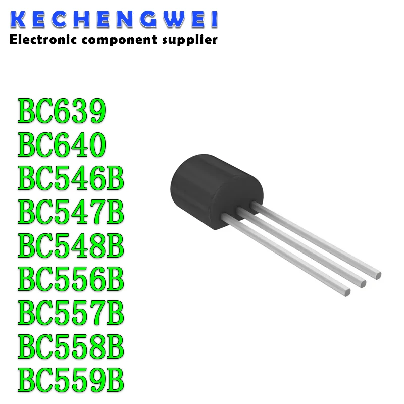 100pcs BC639 BC640 BC546B BC547B BC548B BC556B BC557B BC558B BC559B ...