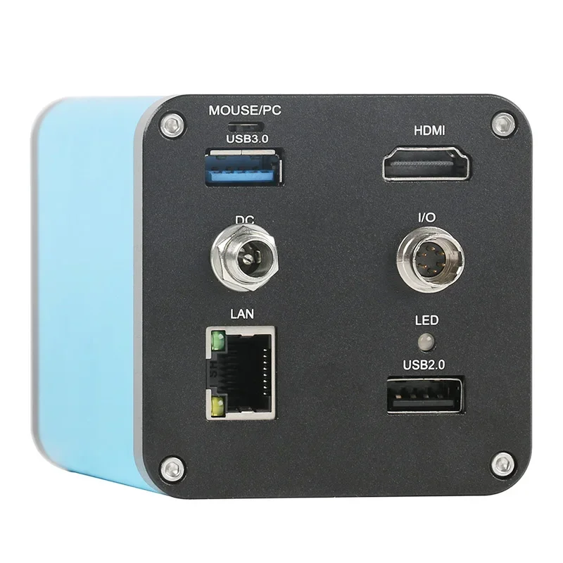 자동 초점 초점 소니 IMX557 HDMI USB LAN 비디오 산업 현미경 카메라, SMD BGA 수리용, 12MP 4K 60FPS