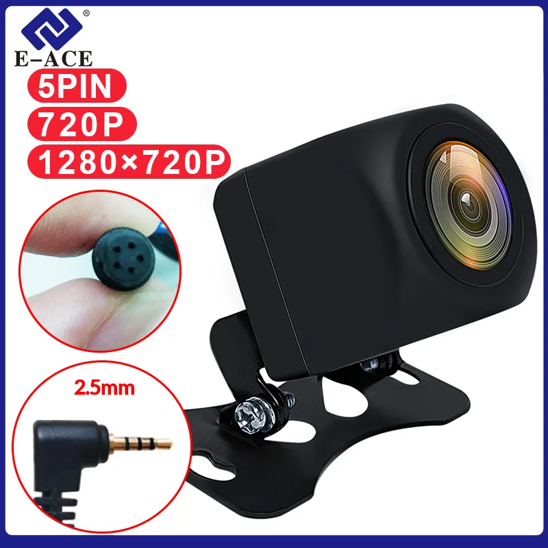 Original 5pin 2.5mm Jack Rearview Camera 720p Back Camera For E-ace Dvr ...
