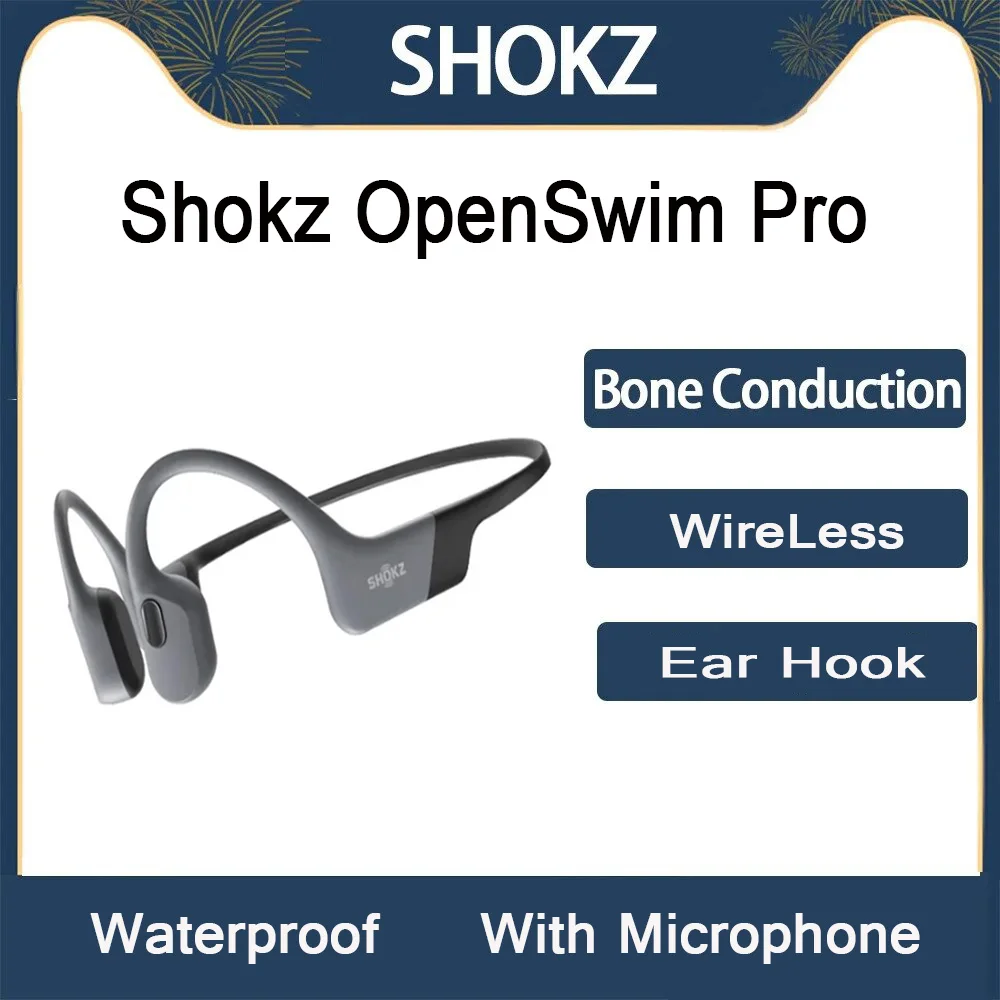 SHOKZ-OpenSwim-Pro-run-pro-Bone-Conduction-Wireless-Bluetooth-Earphone ...