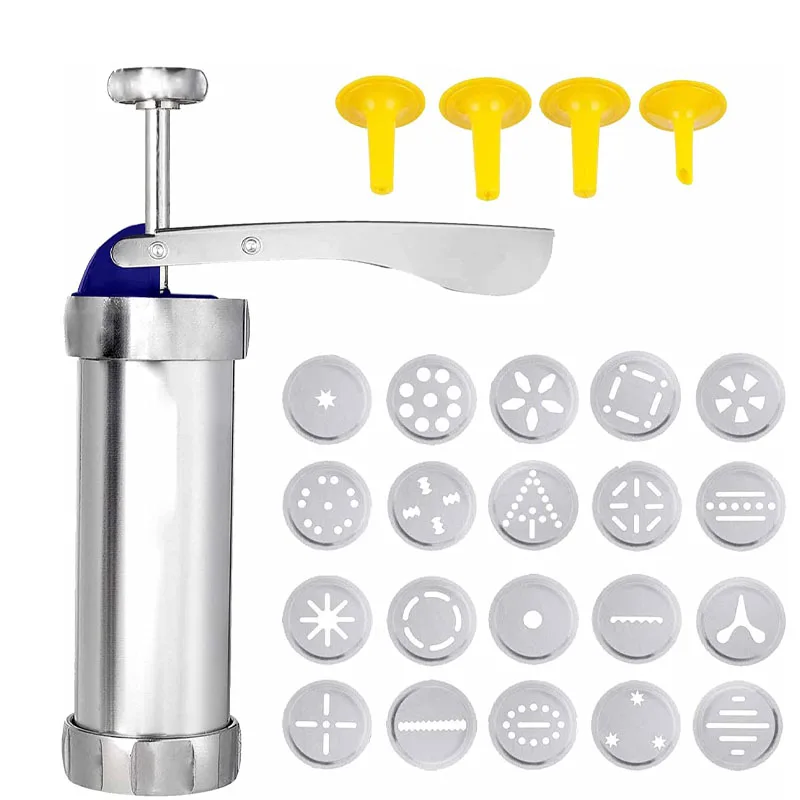 Stainless Steel Cake Cream Decorating Gun Sets Cookie Making Machine ...