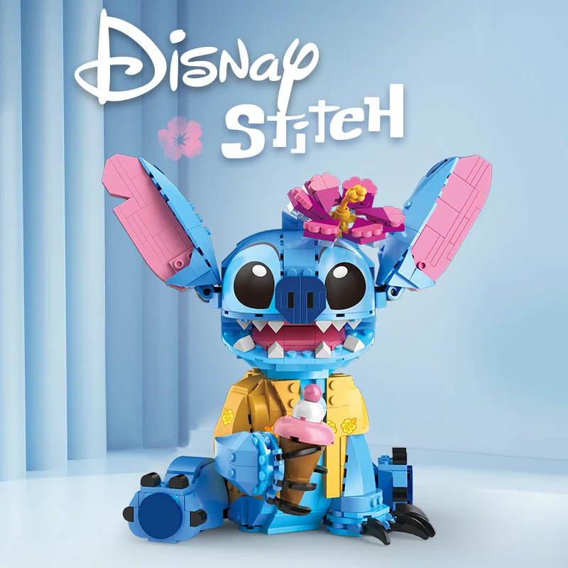 Disney-2024-nuevo-730-Uds-Stitch-Compatible-43249-bloques-de-construcci ...