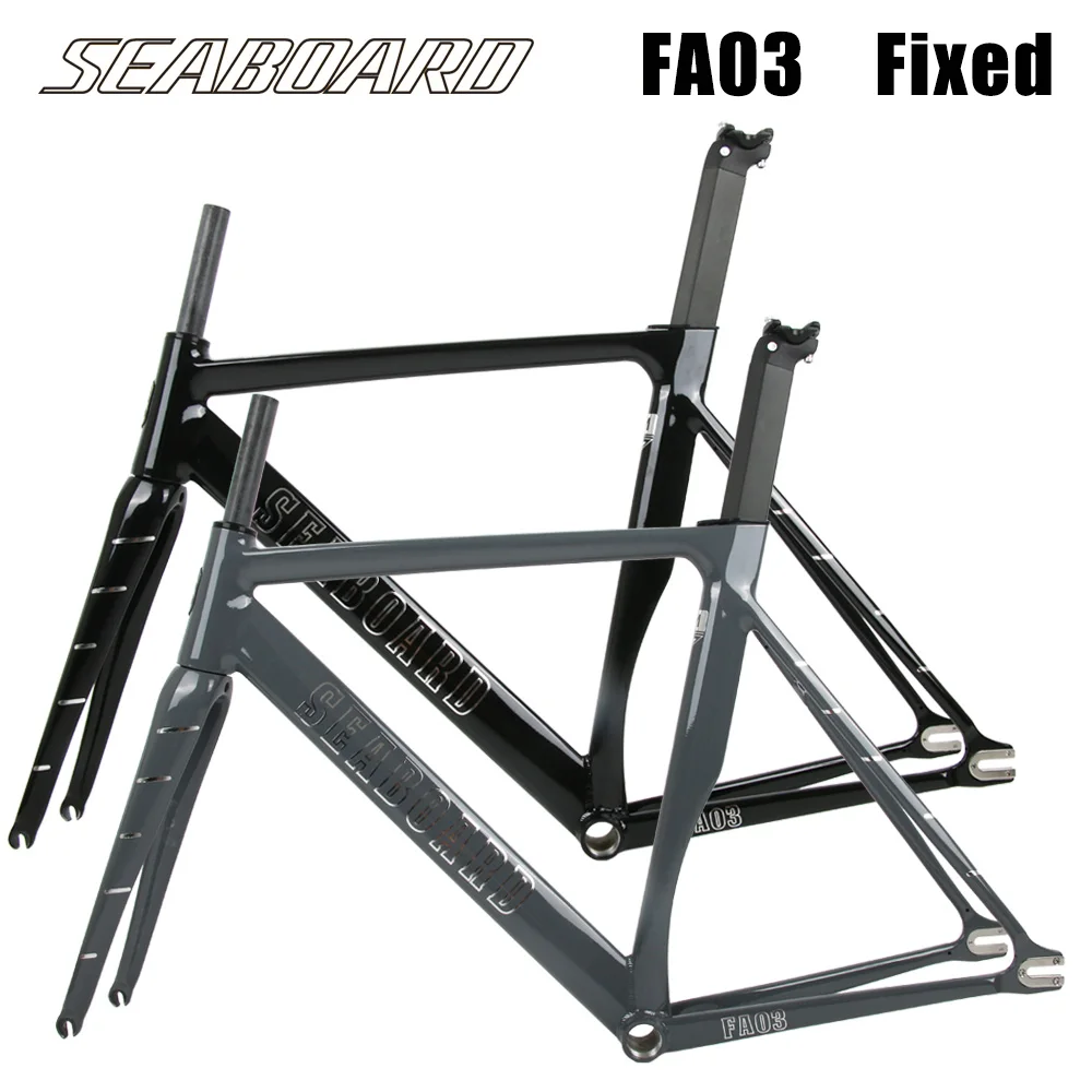 SEABOARD TSUNAMI FA03 Frameset Fixed Gear 700c Aluminum Frame and ...