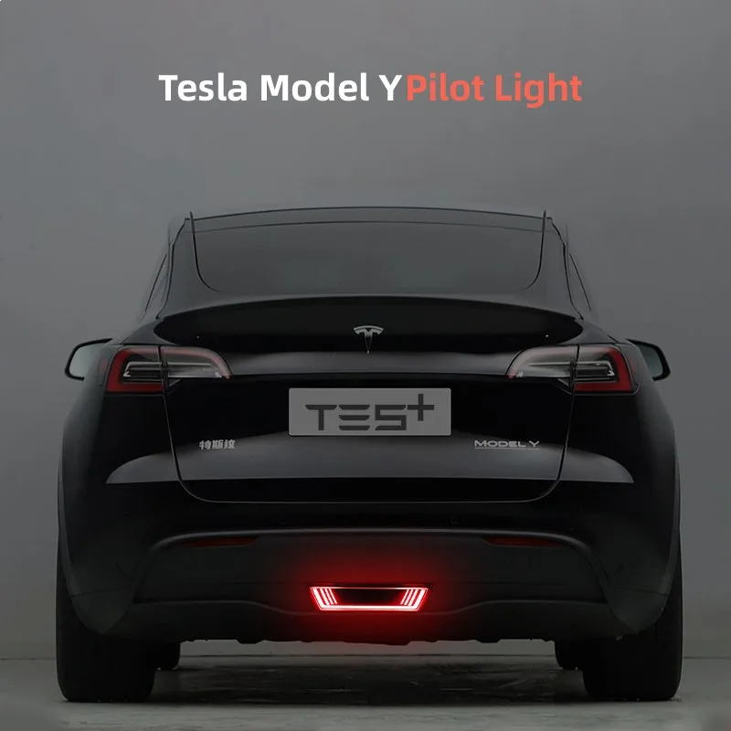 Pilot LED Rear Brake Lights For Tesla Model Y 2019 2023 Warning Turning ...