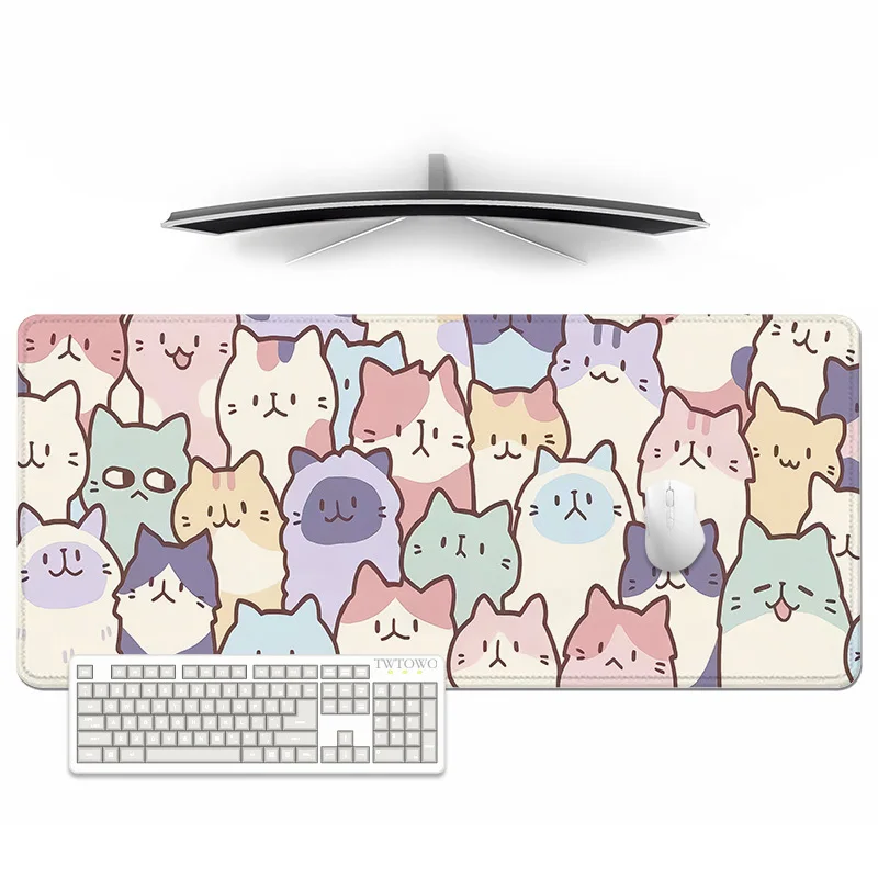 Kawaii-Cute-Cat-Mouse-Pad-Gaming-XL-New-HD-Large-Mousepad-XXL-Carpet ...