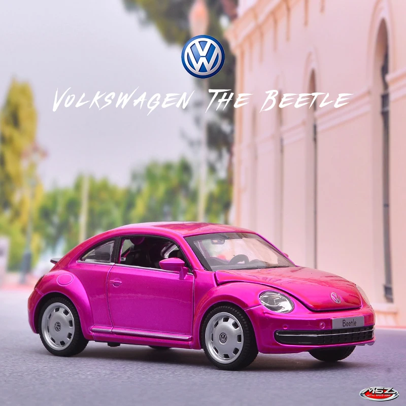 Hot Pink Beetle Car