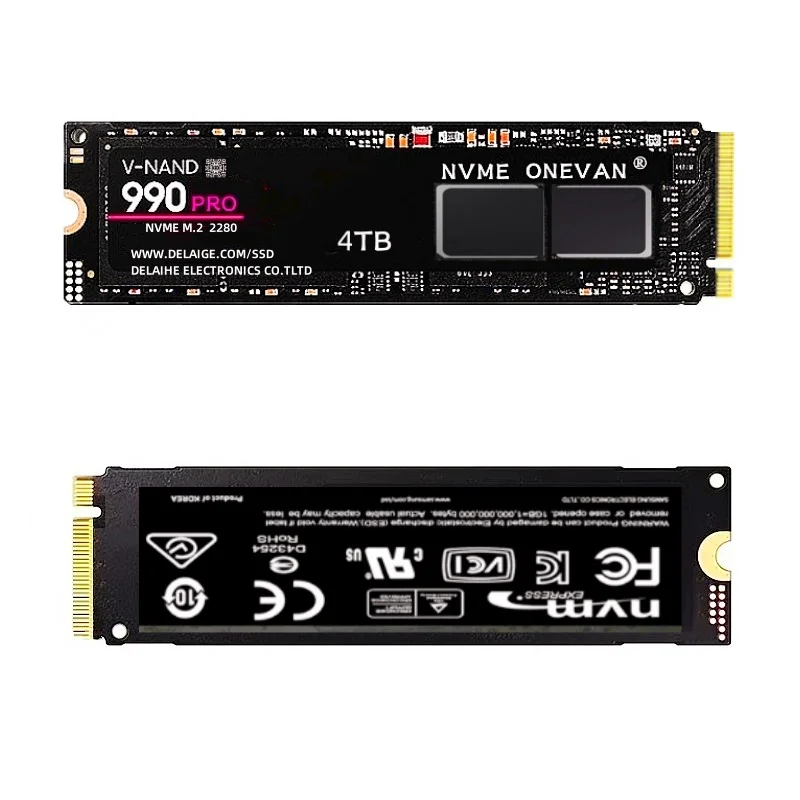 M.2 990 pro 4TB 2TB 1TB 2280 Hard drive disk NVME 2.5 inch ssd TLC ...