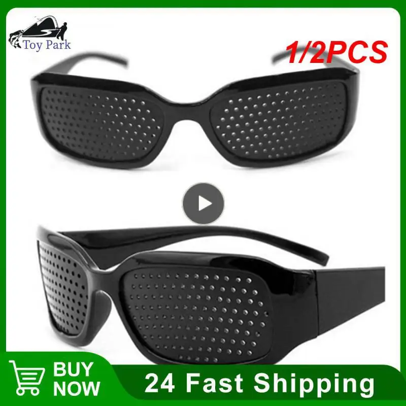 1-2PCS-Black-Eyesight-Improvement-Care-Exercise-Glasses-Training ...