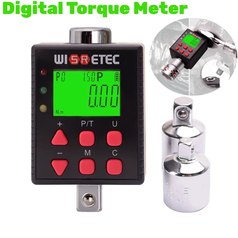 Torqu-metro-digital-ajust-vel-Chave-eletr-nica-Ferramentas-de-reparo-de-autom-veis-Adaptador ...