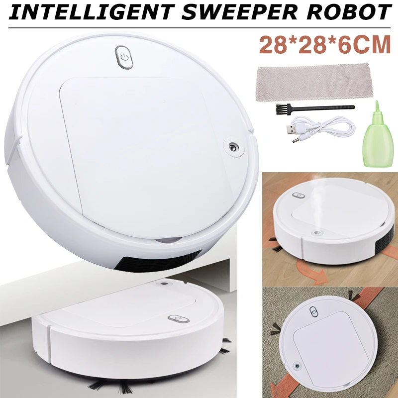 Automatic Smart Robot Vacuum Floor Mop Cleaner Sweeping Sweeper ...