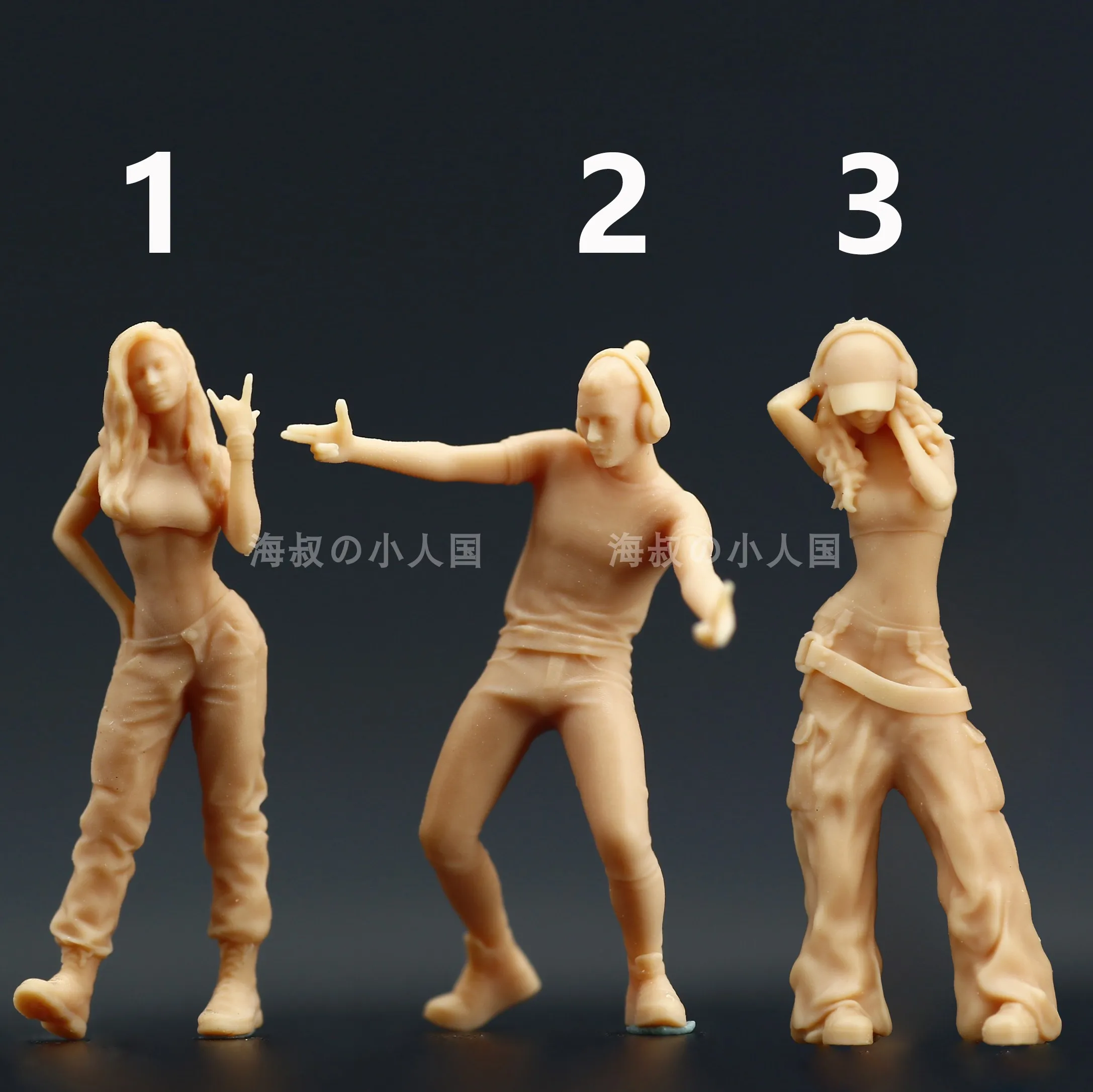 Miniatures-Figurine-1-64-1-43-Teenage-Trendy-Boy-Girl-music-dance ...