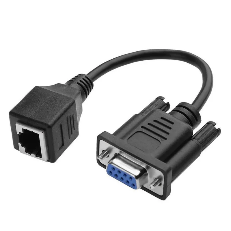 Male-To-Female-VGA-DB9-To-RJ45-Adapter-Cable-RJ45-To-DB9-Network-Cable ...