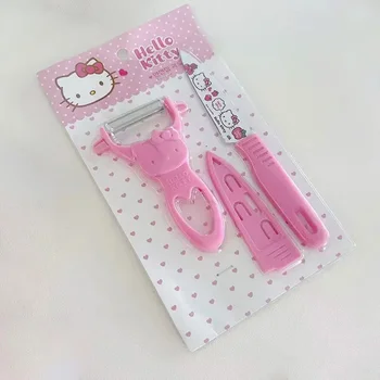 Hello Kitty Multi functional Knife Set Cute Fruit Knife Dormitory Home ...