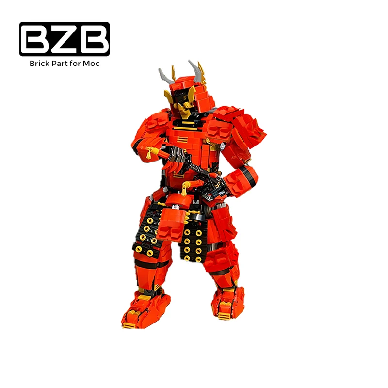 MOC-Demon-Warrior-Mecha-Movable-Figure-Building-Block-Set-Model-A ...