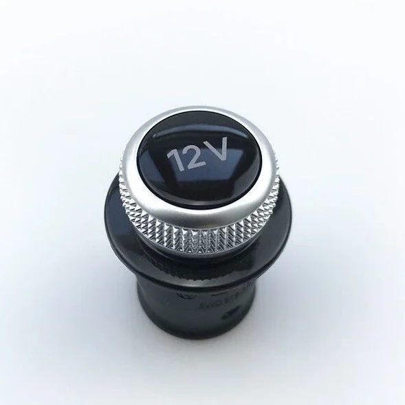 Car Cigarette Lighter Decoration Cover Chrome Plated Cigarette Lighter ...