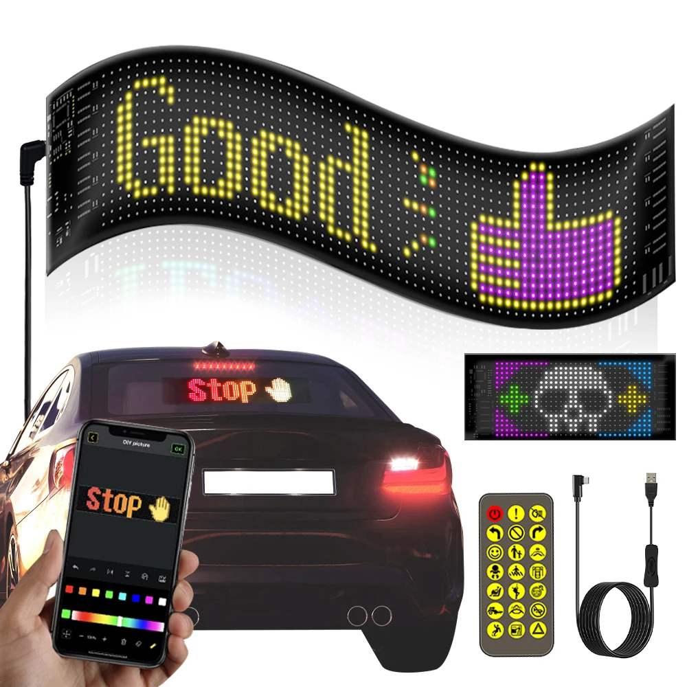LED-piksel-yumu-ak-ekran-programlanabilir-LED-ekran-gece-lambas-APP ...