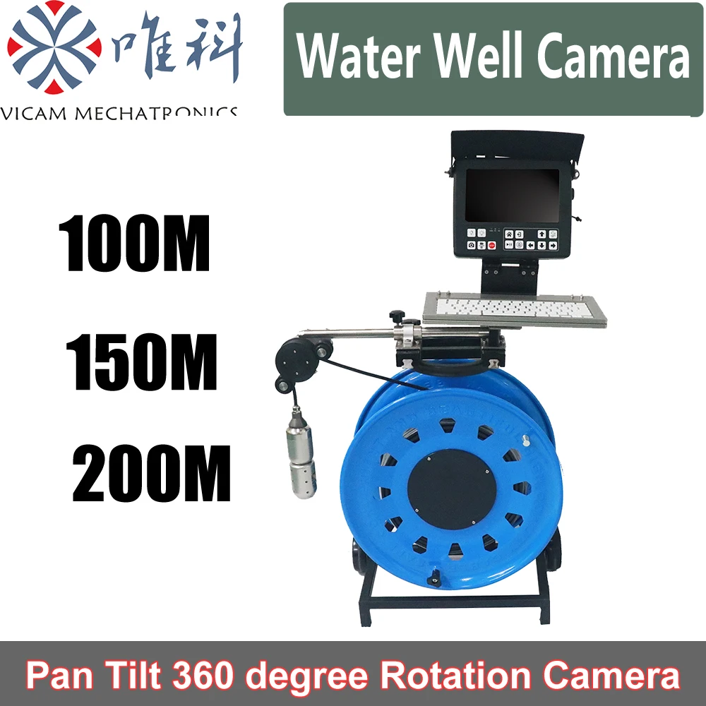 360-degree-rotation-100m-cable-underwater-borehole-manhole-water-well ...