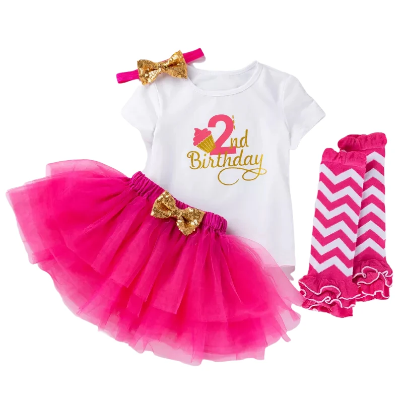 Vestidos-de-2-cumplea-os-para-ni-as-peque-as-Mono-corto-traje-de ...