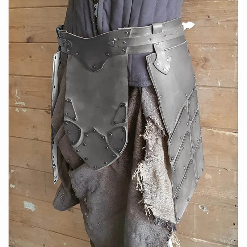 Medieval Viking Pirate Knight Leather War Battle Skirt Greek Roman