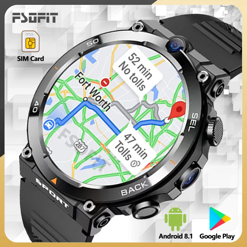 Dual-Camera-Smart-Watch-para-homens-e-mulheres-rede-4G-cart-o-SIM-1-39 ...