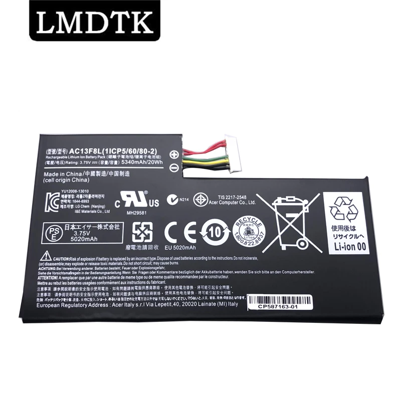 LMDTK-New-AC13F8L-Laptop-Battery-For-ACER-Iconia-Tab-W4-A1-810-A1-811 ...