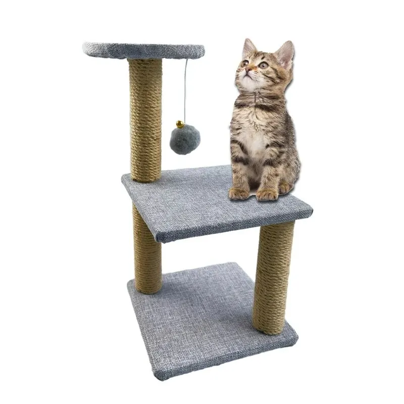 Multi-Level-Cat-Tree-Climbing-Frame-Pet-Scratch-Furniture-Scratcher ...
