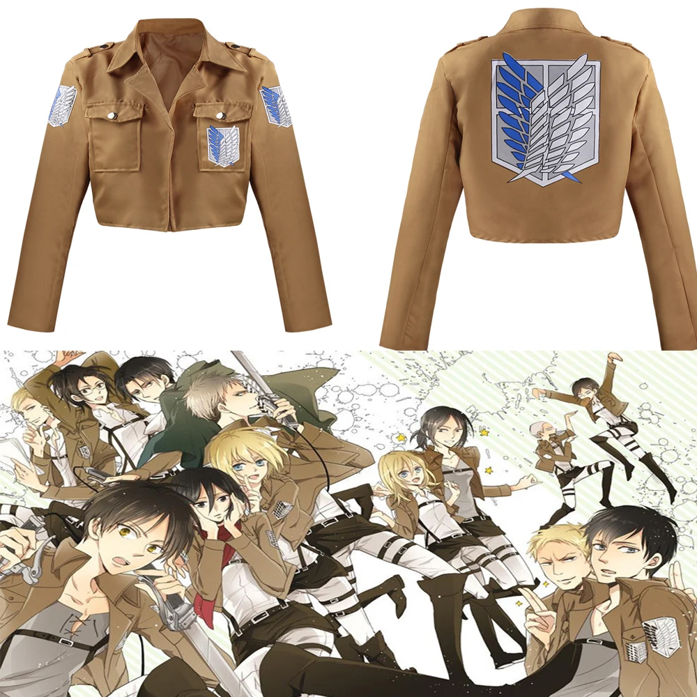 Anime Attack On Titan Eren Jager Mikasa Ackerman Levi Survey Corps ...