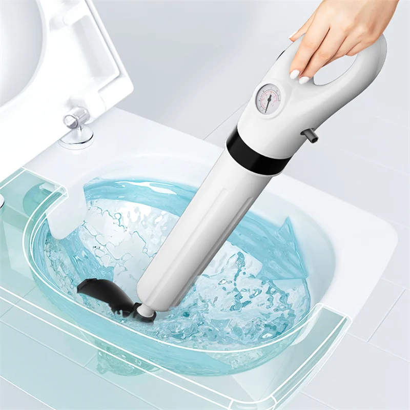 High Pressure Sewer Dredge Clogged Remover Pipe Toilet Plungers Drain ...