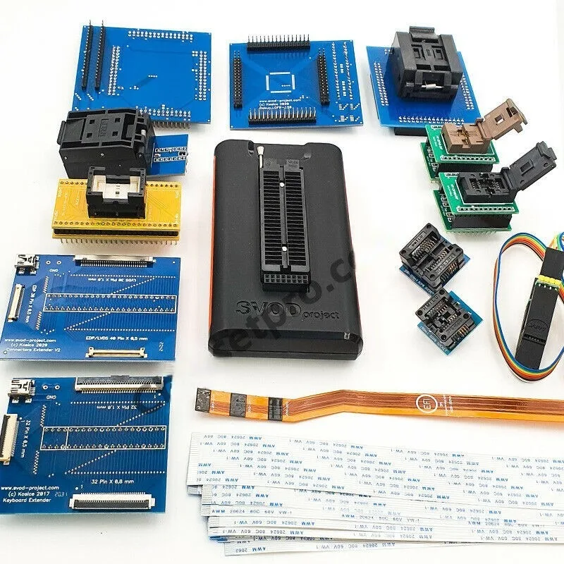 SVOD 4 범용 USB 프로그래머, KB9012 9016 iTE ENE NUVOTON MEC I2C NAND NOR EMMC ...