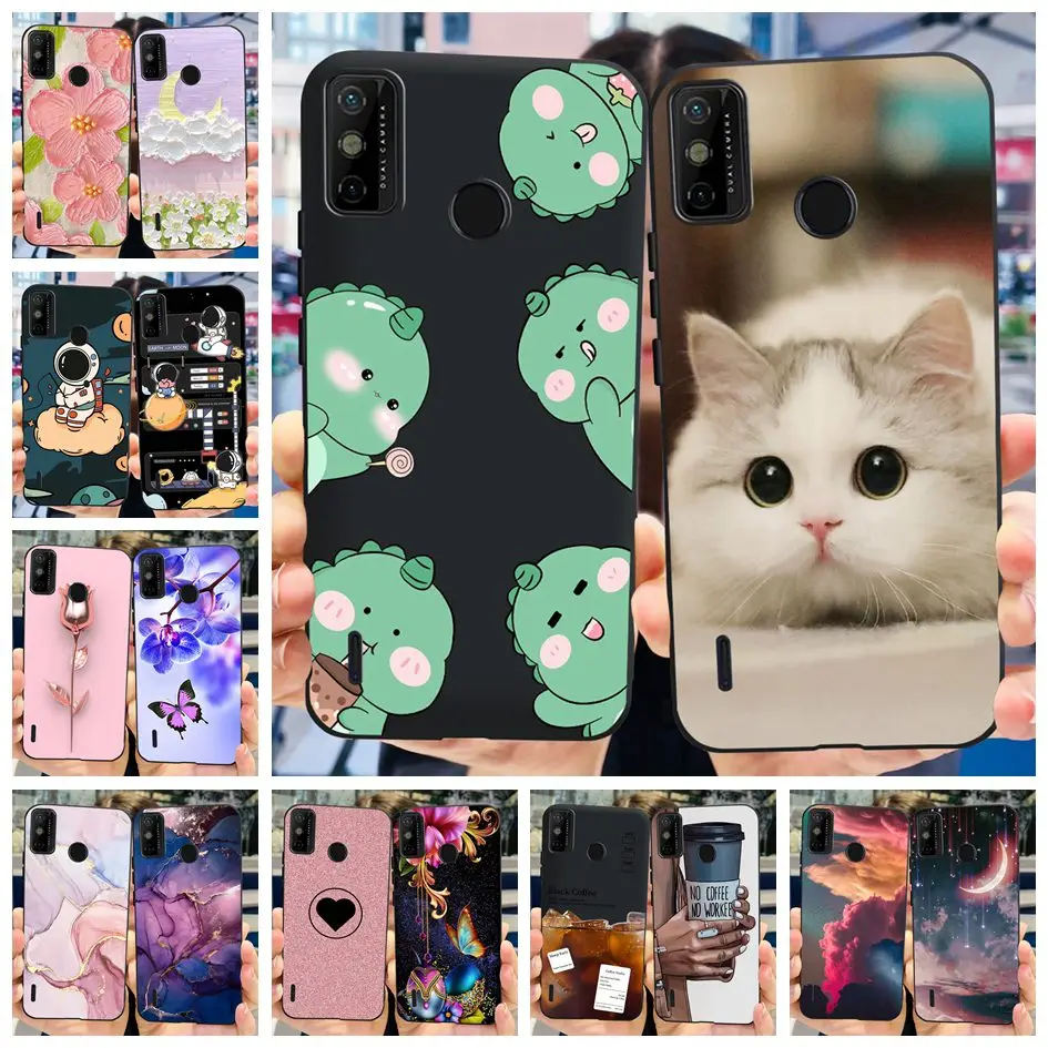 For-Tecno-Spark-6-Go-KE5j-Case-Shockproof-Soft-Silicone-Cute-Cartoon ...
