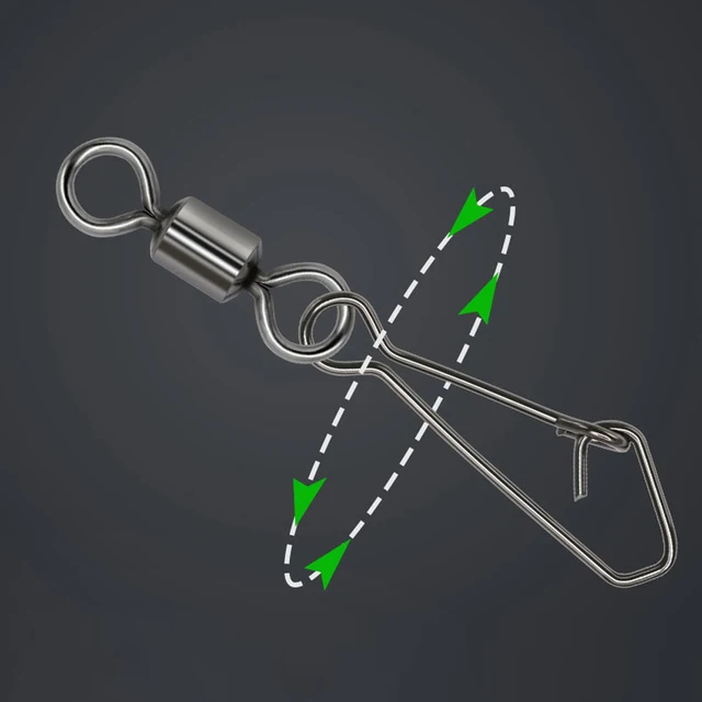 Snap on your lures and rigs. Saves time tying knots. - Easy Fishing Tackle