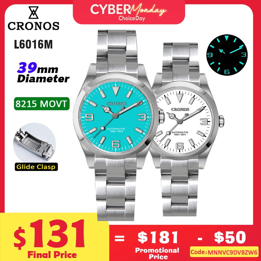 Cronos-EX-Diver-Mechanical-Men-Watch-39mm-Automatic-Sapphire-Glass ...