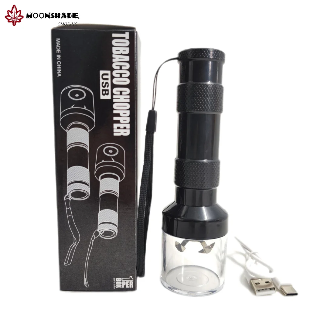 MOONSHADE-Flashlight-Shape-Tobacco-Grass-Pro-Grinder-with-USB ...