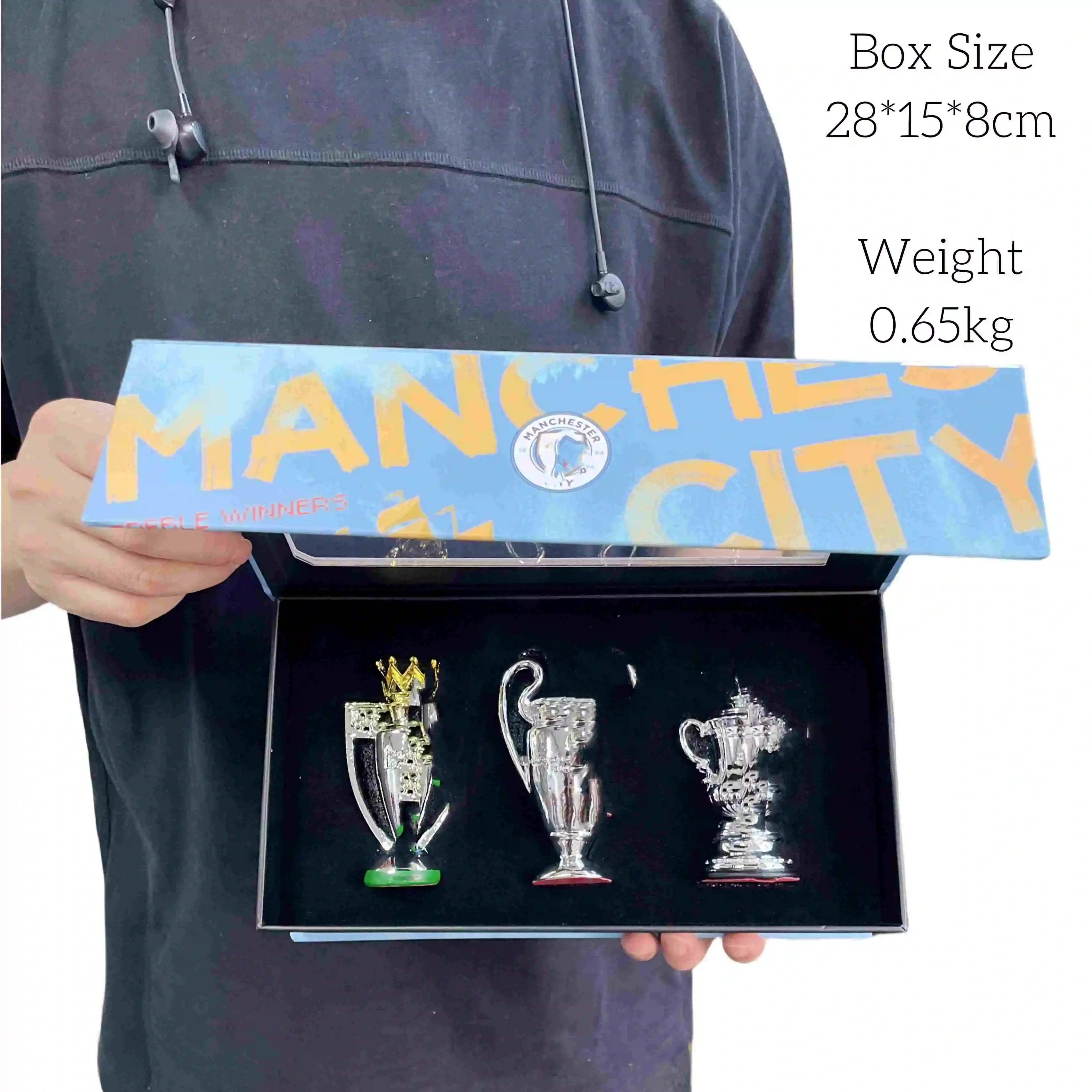 2022-23-MAN-CITY-Treble-Season-Champions-Trophy-and-Medal-Box-Set ...
