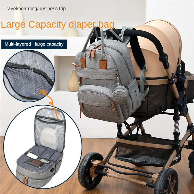 Baby-Diaper-Bag-Nappy-Stroller-Bags-For-Baby-Maternity-Bag-Backpacks-fashionable-mommy-bag-multi ...