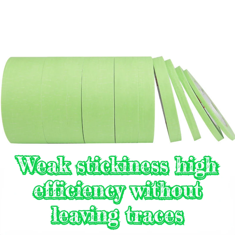 Green Weak Viscosity Masking Paper Tape Car Beauty Home Décor Spray ...