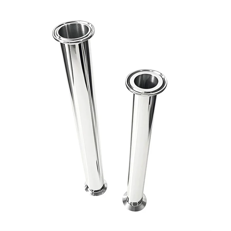 3inch/4inch L=500mm Sanitary Tri Clamp Type Spool Tube Straight Flange ...