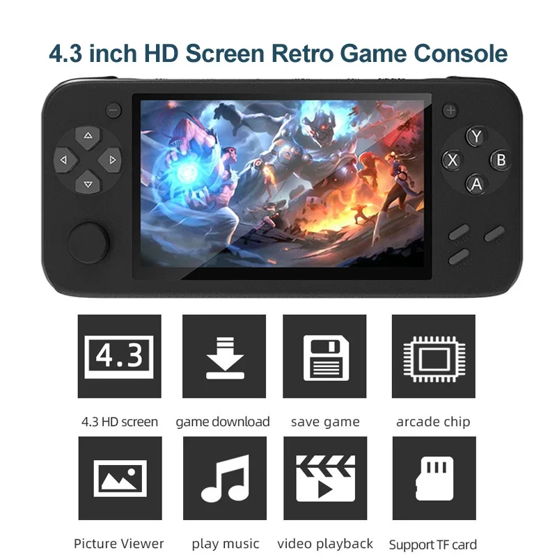 New-Dual-Handheld-PSP-Game-Console-4-3-inch-handheld-Game-Console-Retro ...