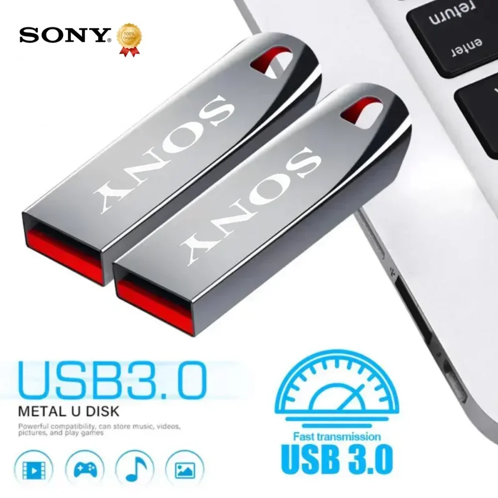 SONY-Mini-unidad-Flash-Original-Pendrive-de-Metal-de-alta-velocidad ...