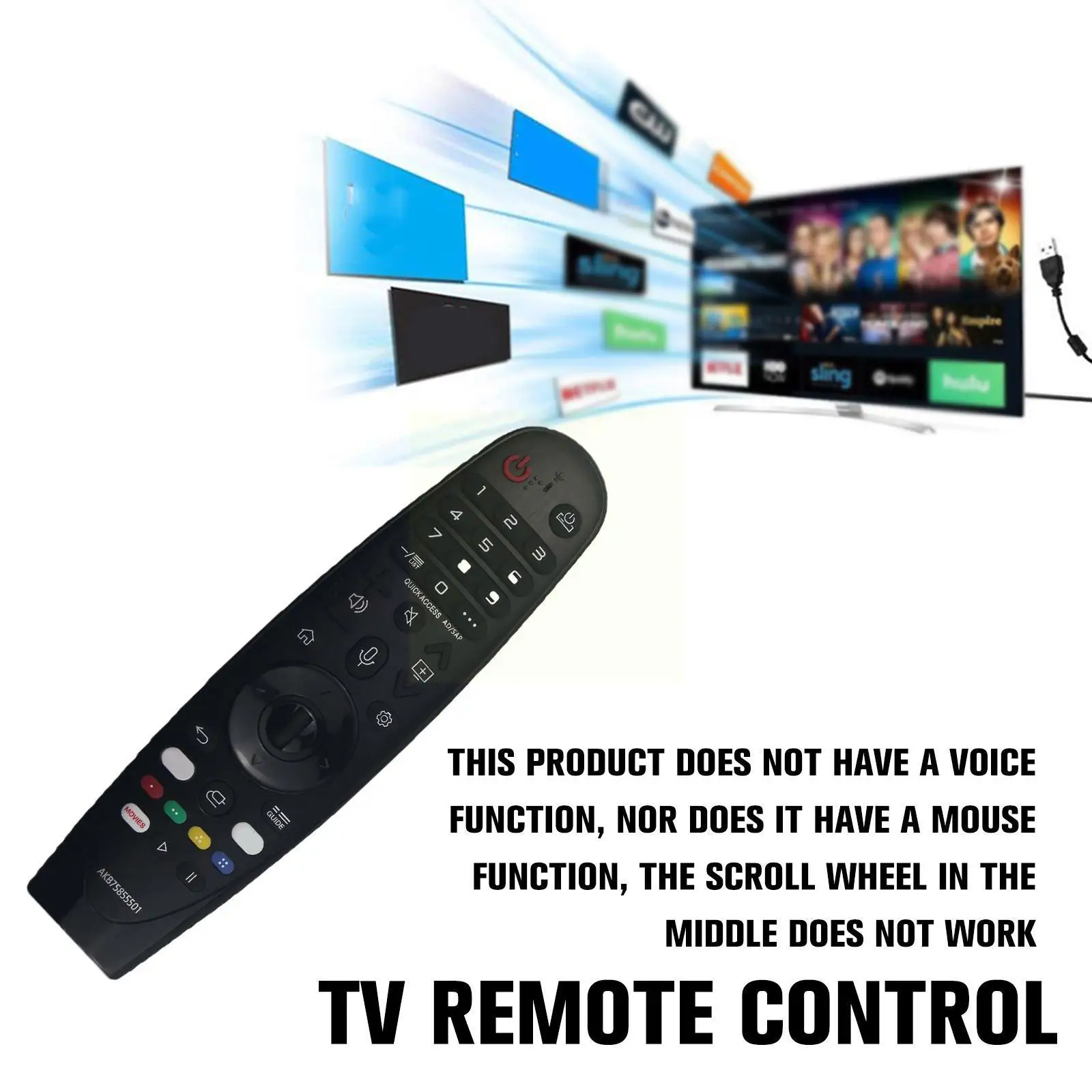 Magic Control Lg Akb75855501 | Lg Magic Remote Control Mr20 | Lg Mr20ga ...