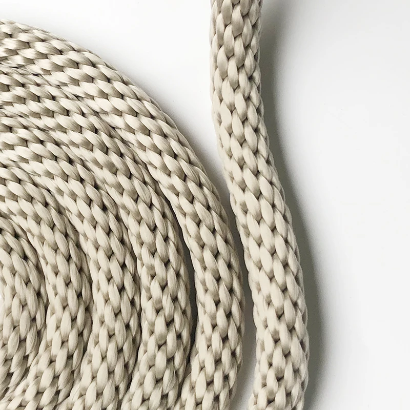 Diameter 15mm Tracking Round soft woven fabric Rope Outdoor Walking ...