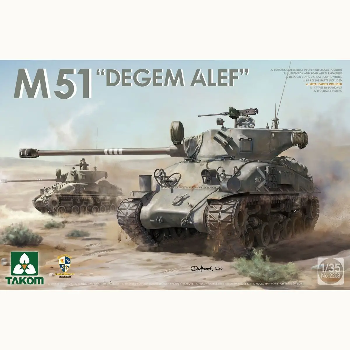 ערכת מודל בקנה מידה 1/35 M51 'DEGEM ALEF' של TAKOM 2208 - AliExpress 26