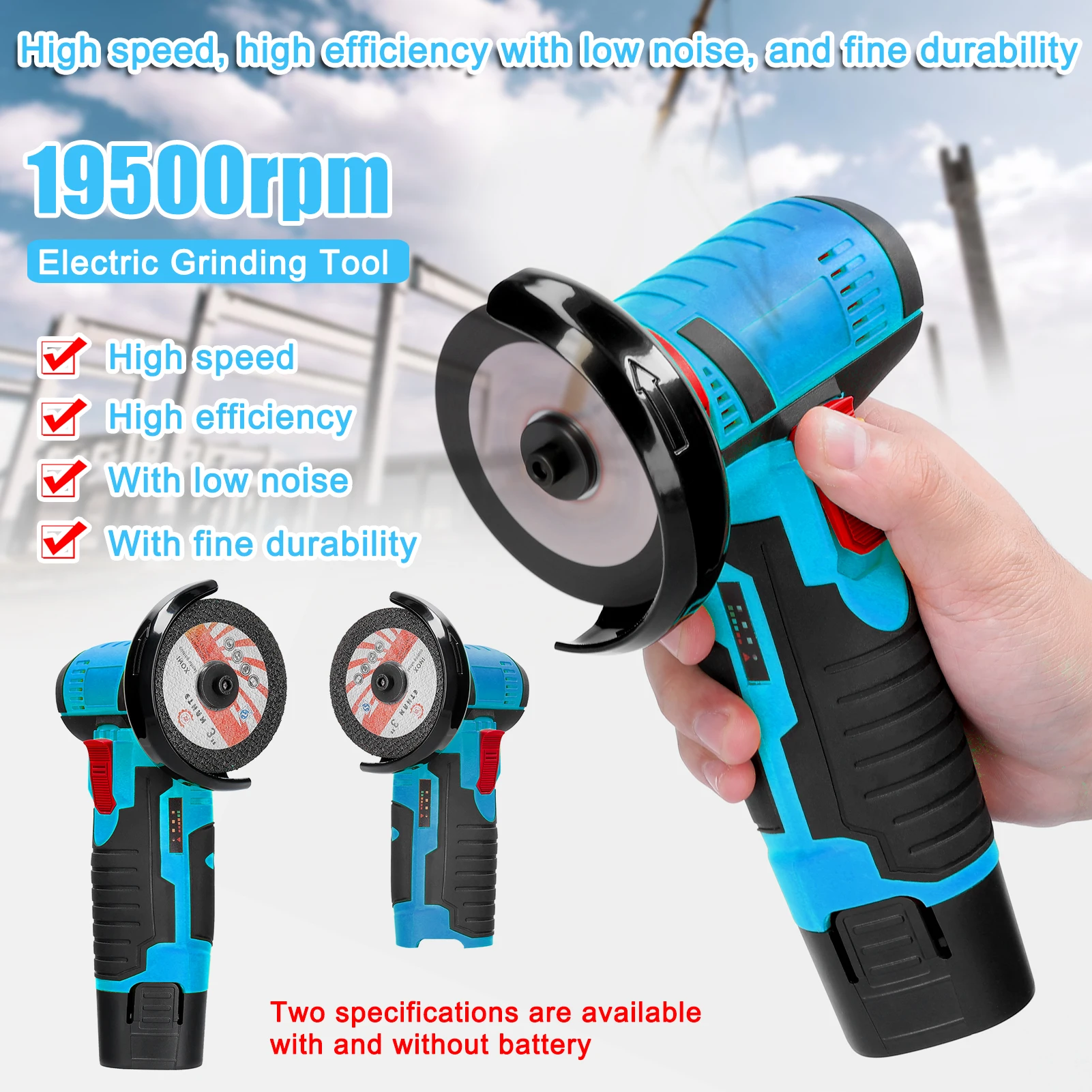 19500rpm Electric Grinding Tool Multifunctional Mini Grinder Handheld ...