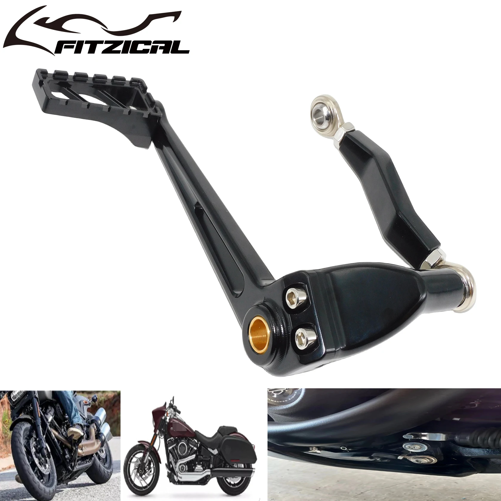 Motorcycle-Mid-Control-Brake-Levers-Linkage-Brake-Lever-Arm-Peg-Pedal ...