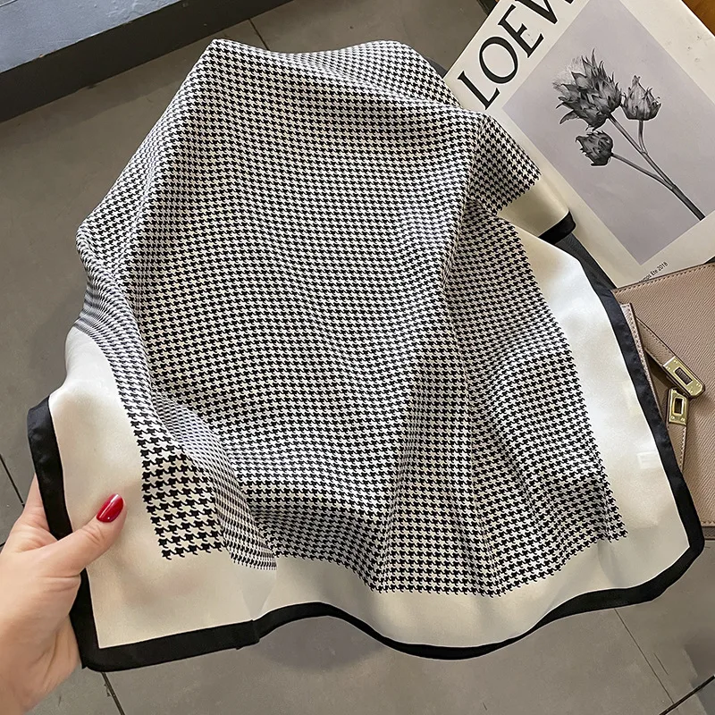 New-100-Natural-Silk-Square-Scarf-Women-Neck-Hairband-Foulard-High ...