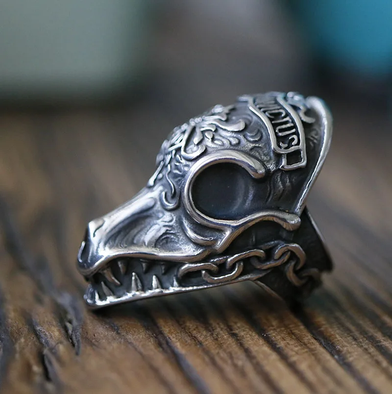 316SS-Days-Gone-Morior-Invictus-Death-Before-Defeat-Ring-316-Stainless ...